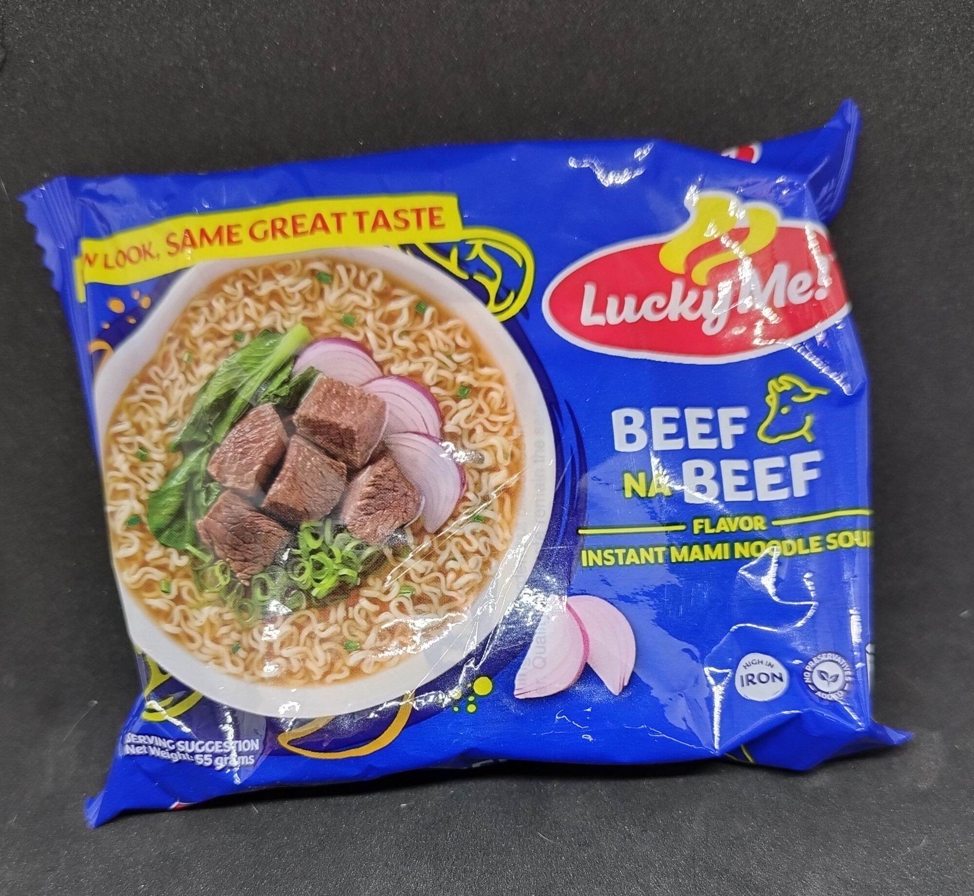 LDM Lucky Daily Mart - Lucky Me Beef na Beef Instant Noodles, pack of 6, Best Seller | Lazada PH