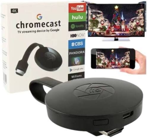 Wireless Hdmi Tv Chromecast Stick Android Ios 4K Ultra Hd Anycast ...