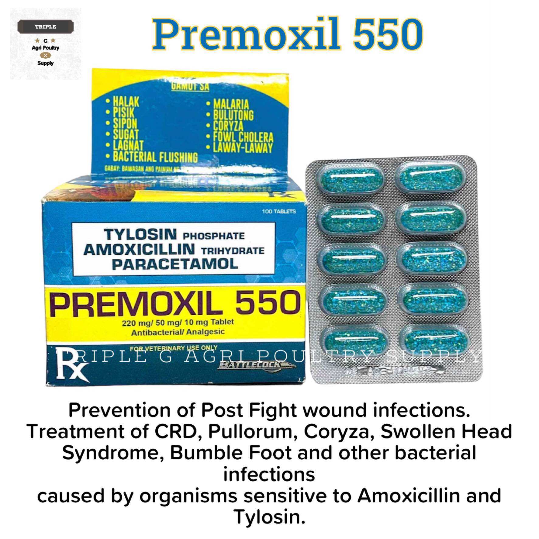 Premoxil 550 1box (100 tablets) | Lazada PH