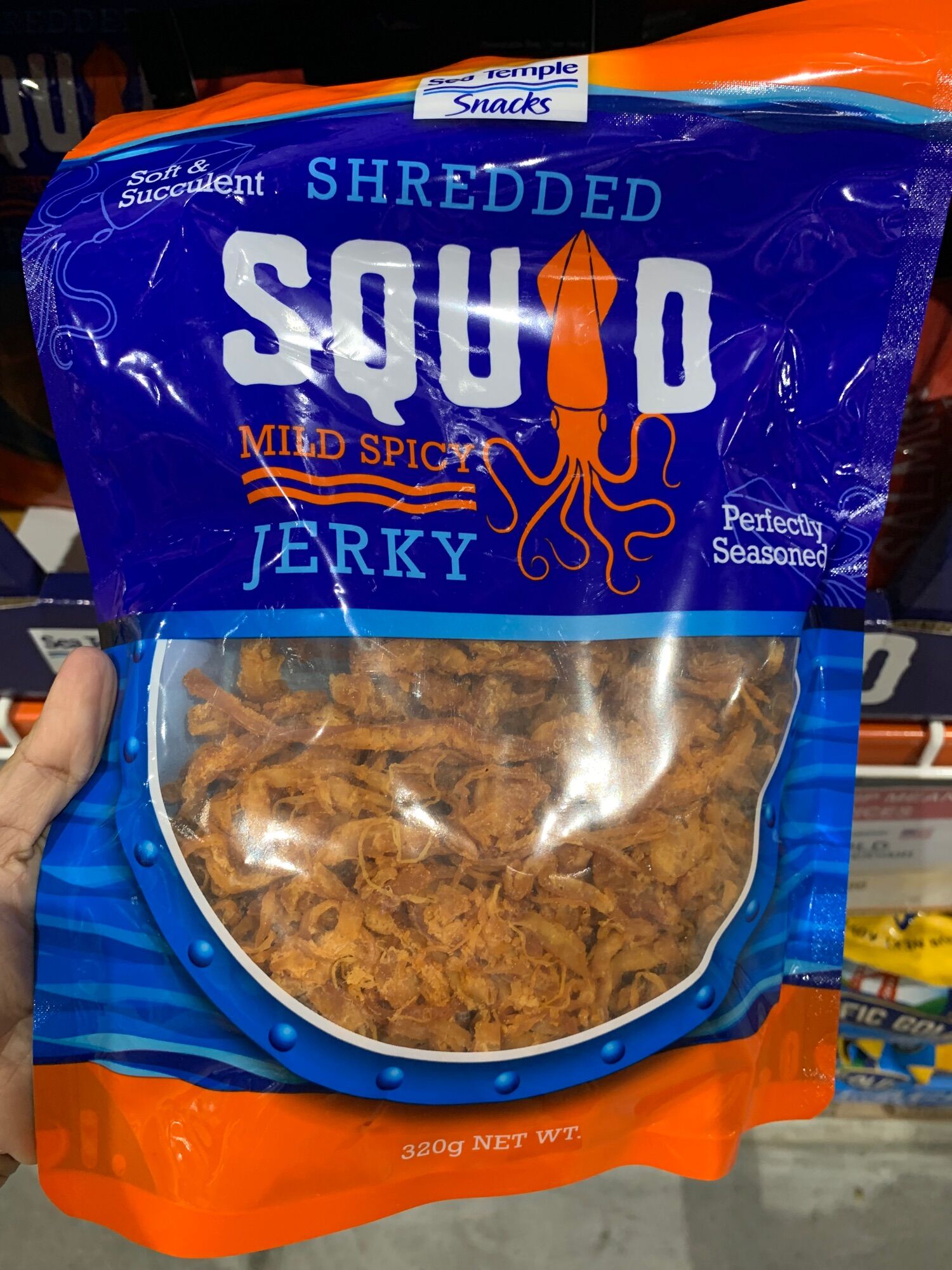 Sea Temple Spicy Shredded Squid 320g | Lazada PH