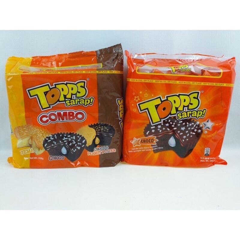 Topps Sarap Choco & Combo 10 × 34 Grams | Lazada PH