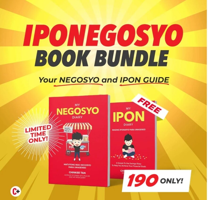 IPONEGOSYO (IPON+NEGOSYO 2IN1)BOOK BUNDLE BY CHINKEE TAN WEALTH HEALTH ...
