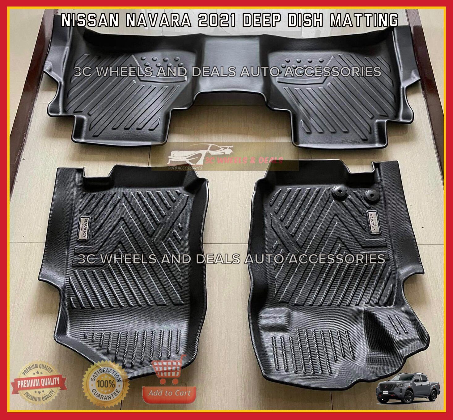 NISSAN NAVARA 2021-2023 DEEP DISH MATTING | Lazada PH