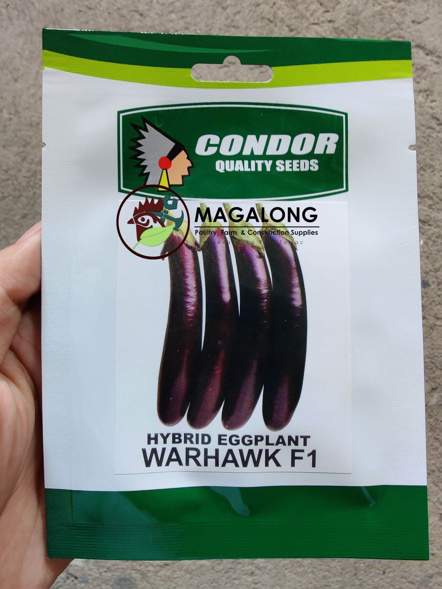 CONDOR SEEDS - EGGPLANT SEEDS - WARHAWK F1 HYBRID 1.5 Grams | Lazada PH