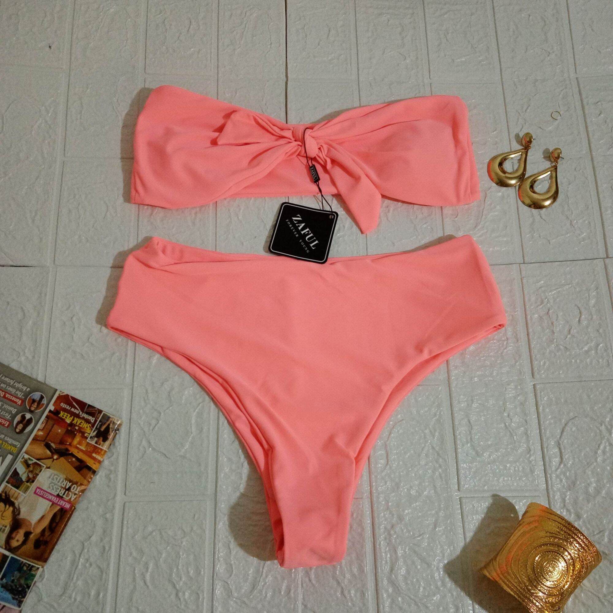 Strapless Two piece swimsuit | Lazada PH