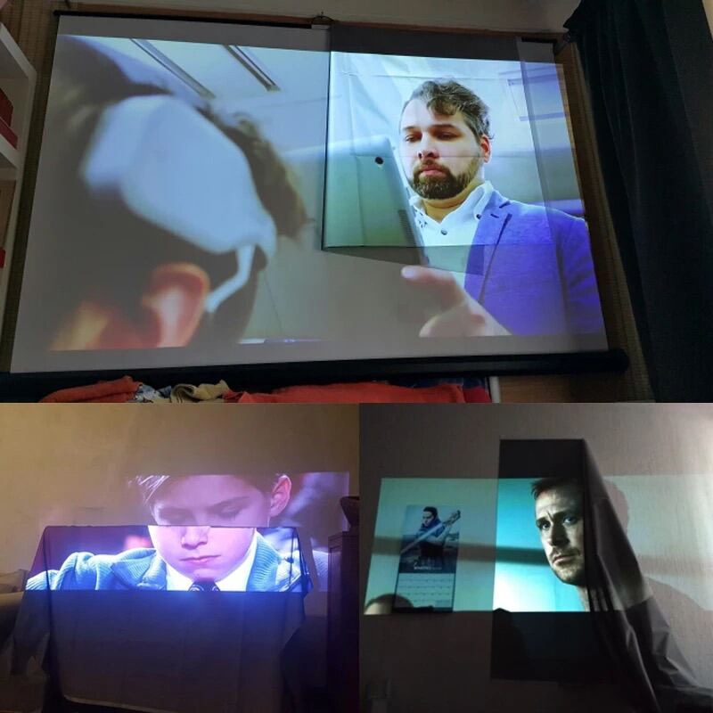 High Brightness Reflective Projector Screen Big 120” | Lazada PH