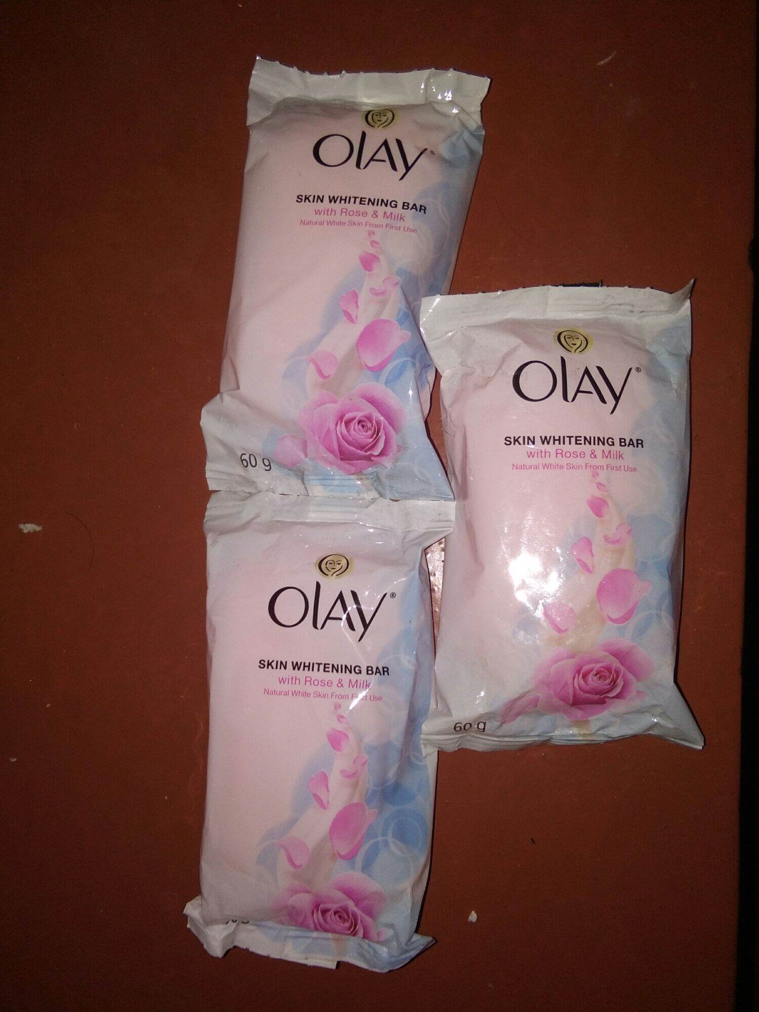 3's Olay skin Whitening bar soap w/ rose and milk 60g | Lazada PH
