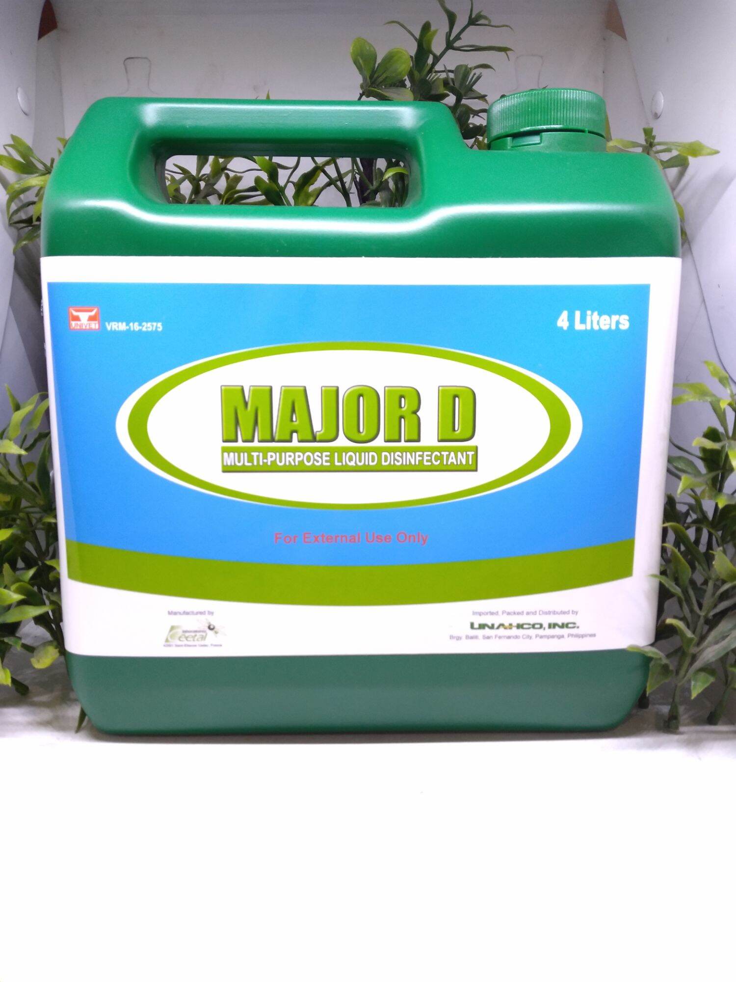Major D (Multi-Purpose Liquid Disinfectant) 1Gallon / 4Liters | Lazada PH