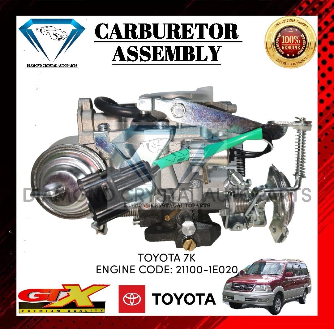 CARBURETOR ASSEMBLY TOYOTA 7K (OEM TYPE) REVO/ TAMARAW FX ENGINE CODE ...