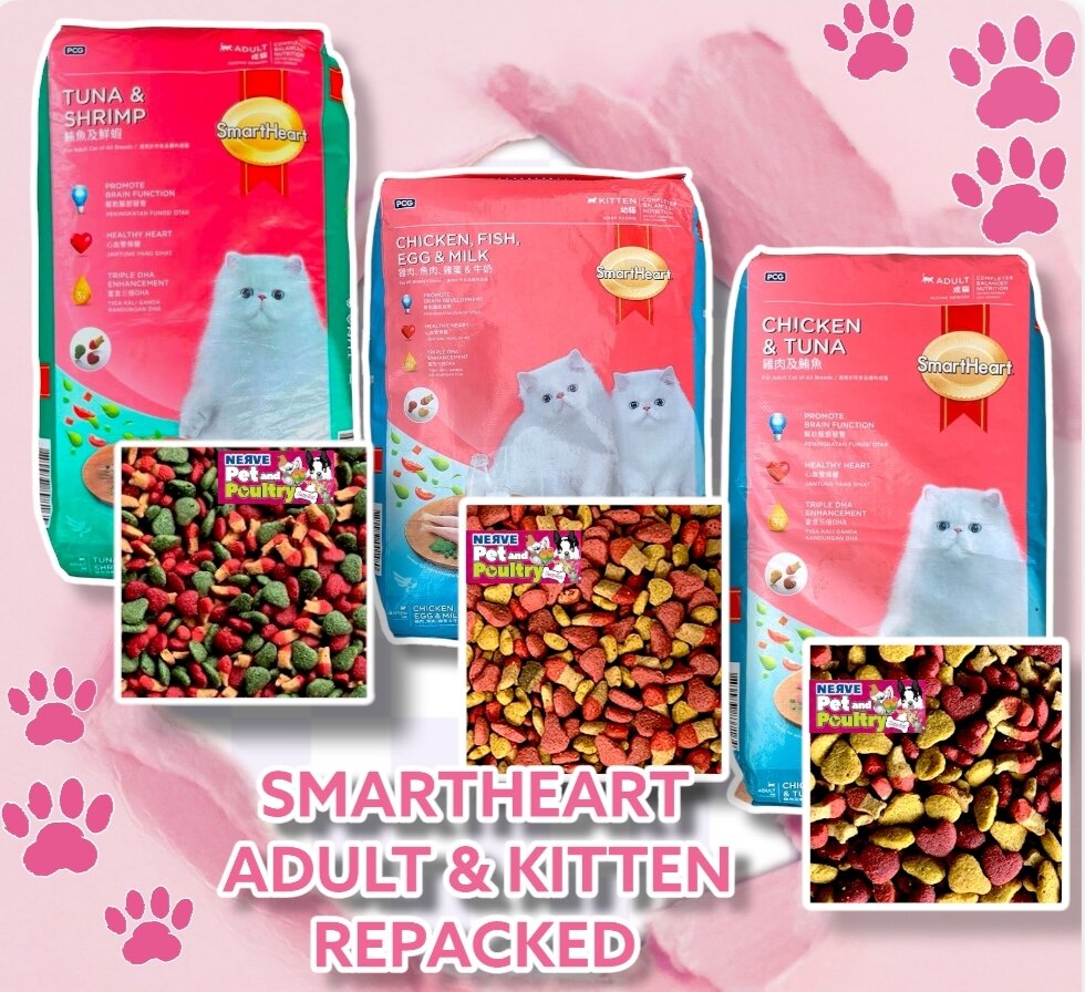 Smartheart Cat food for Adult & Kitten 1 Kilo REPACKED | Lazada PH