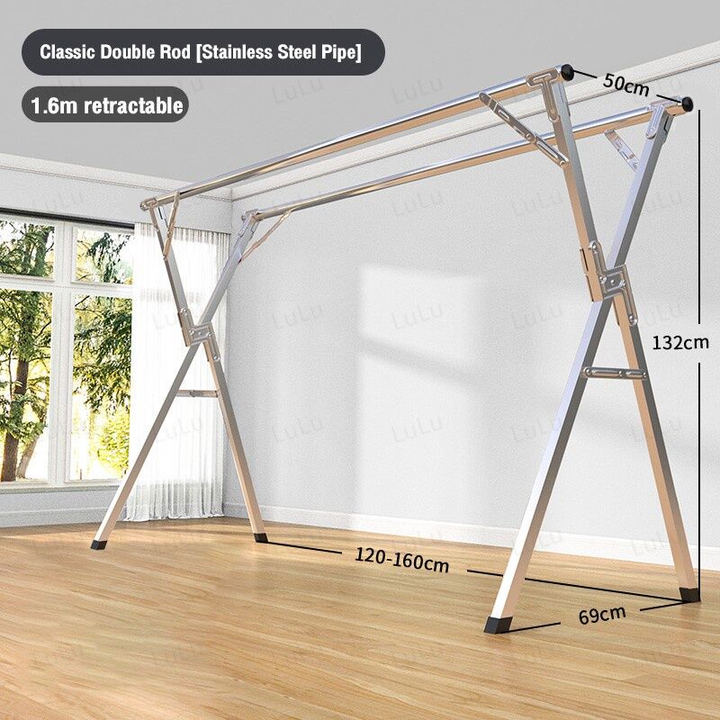 Welfare Foldable Sampayan Stainless Clothes Rack Laundry Drying Rack ...