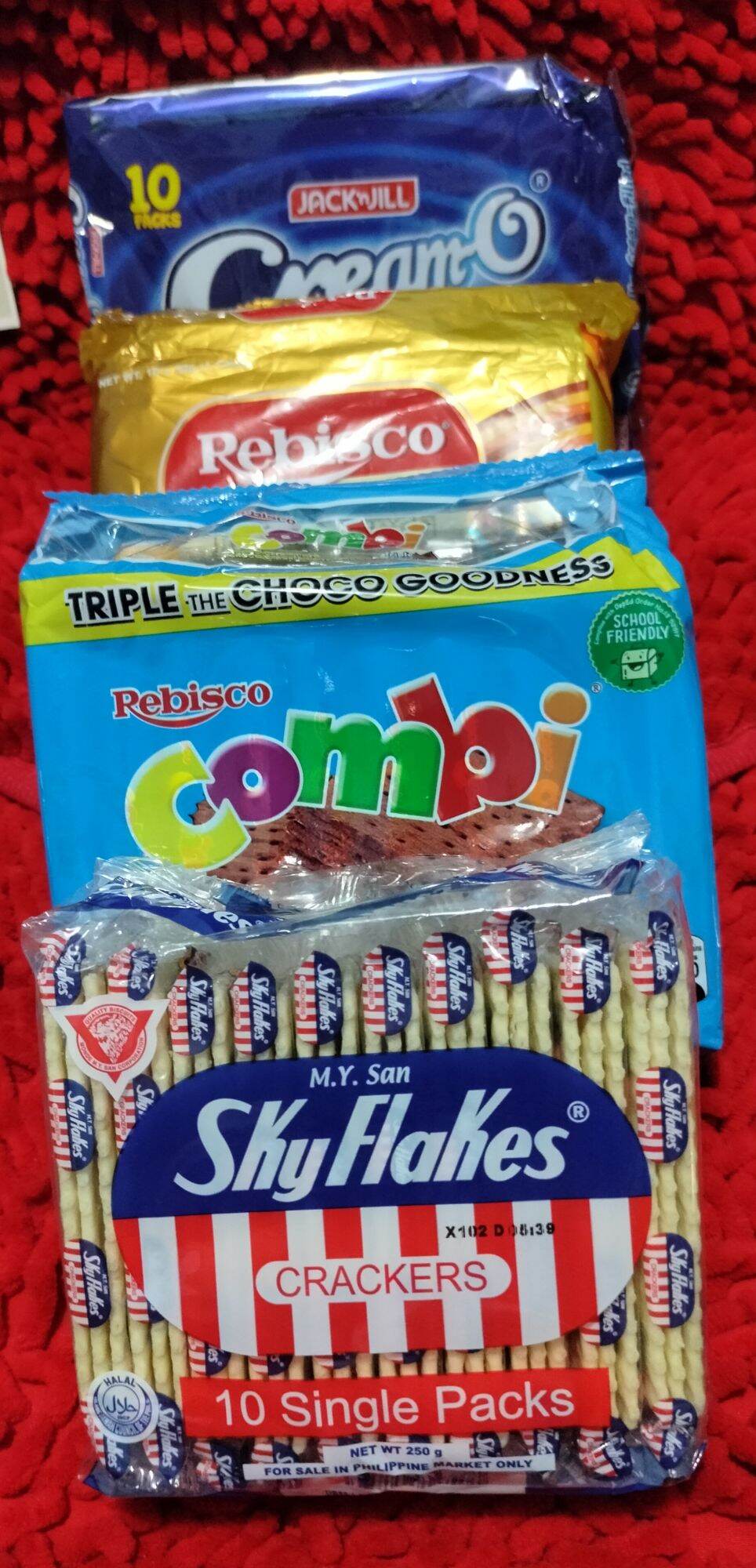 Snack pack (Cream-O, rebisco, combi, skyflakes) | Lazada PH