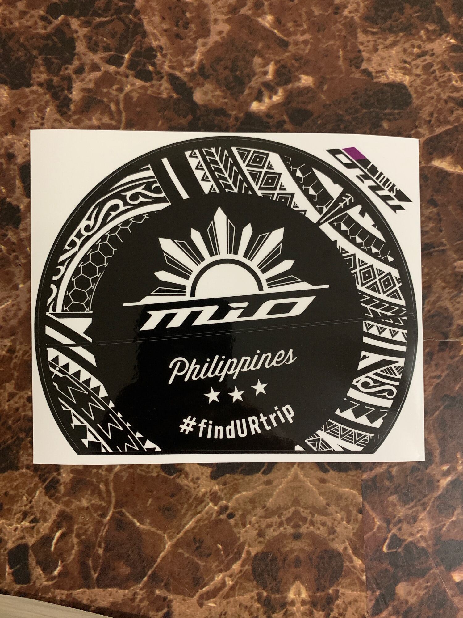 MIO SOUL i FRONT #findURtrip DECALS | Lazada PH