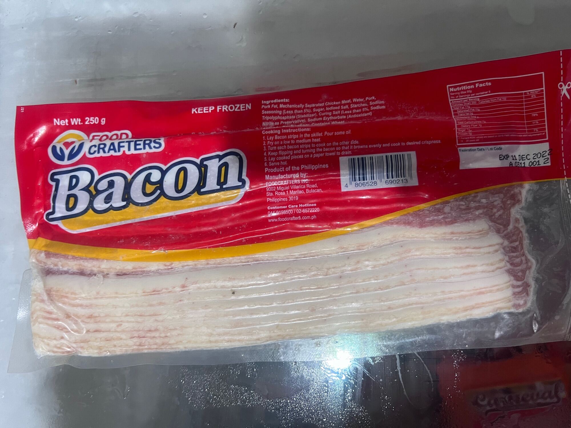 Food Crafter’s Bacon 250g | Lazada PH