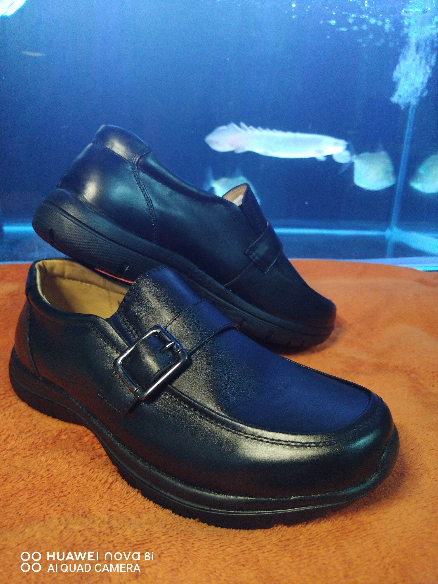 Gibi Leather Shoes | Lazada PH