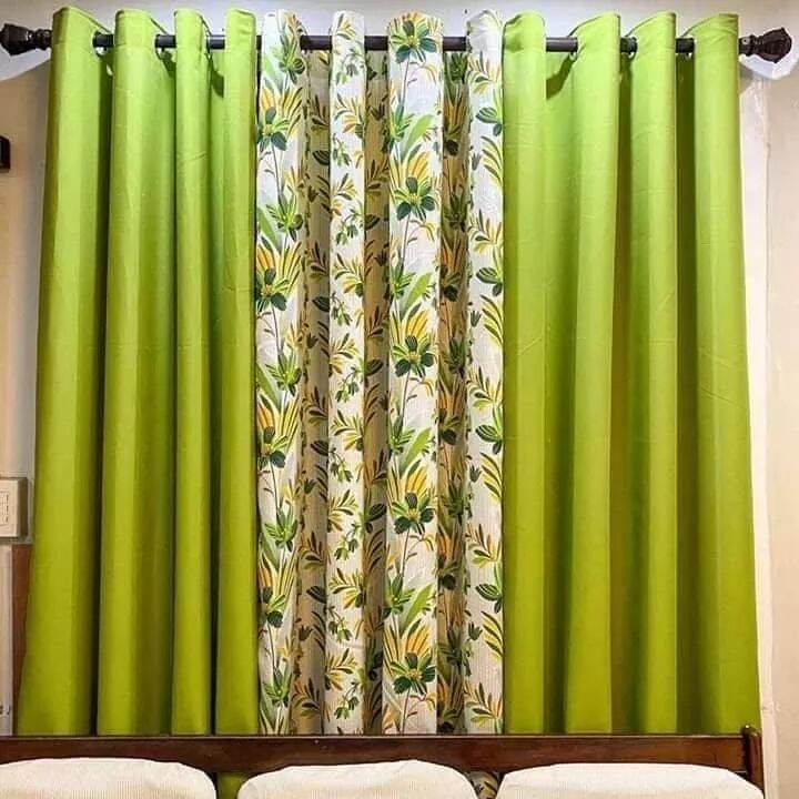 MODERN CURTAINS 3IN1 SET (6-7 FEET) KATRINA /CRITONA FABRIC | Lazada PH