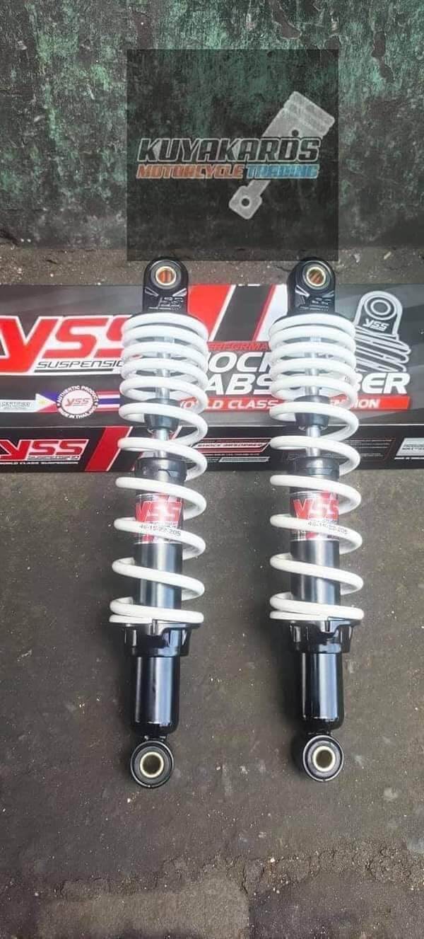 YSS 340MM TOP PLUS DUAL SHOCK FOR WAVE,XRM,SMASH,RAIDER J,SHOGUN,DASH ...