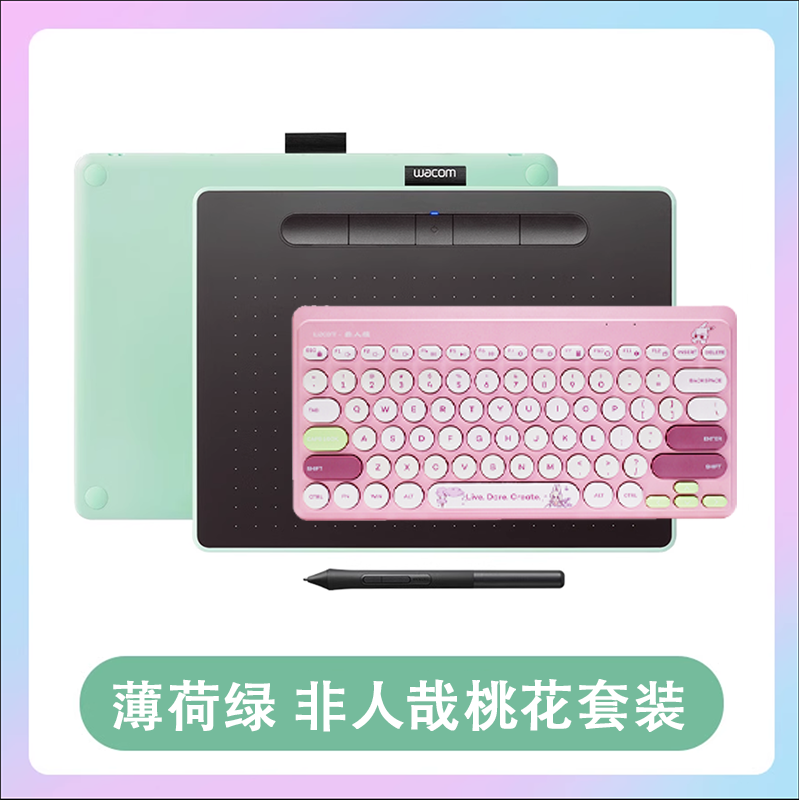 Wacom Digital Board Intuos Avituo Ctl610wl Hand-Painted Board ...
