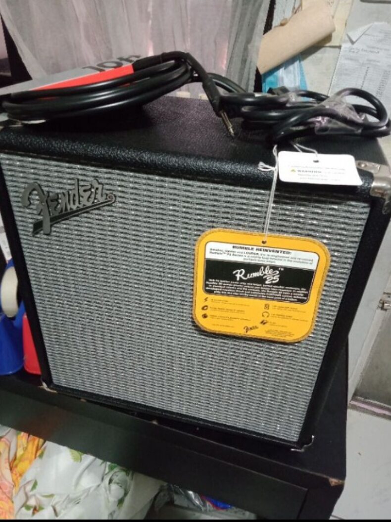 FENDER GUITAR / BASS AMPLIFIER RUMBLE 25 (25) WATTS | Lazada PH