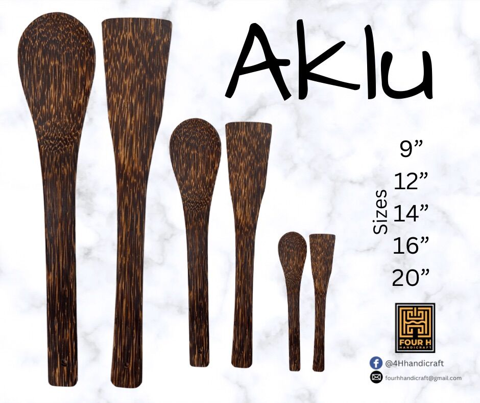 Wooden Sandok/Spatula/Aklu.Anahaw | Lazada PH