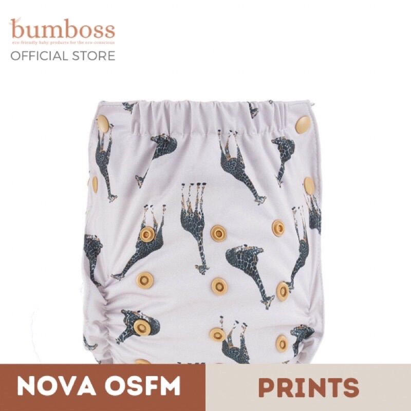 Bumboss NOVA Side Snap Pull Ups Prints- Side Snap Pocket Diaper with ...
