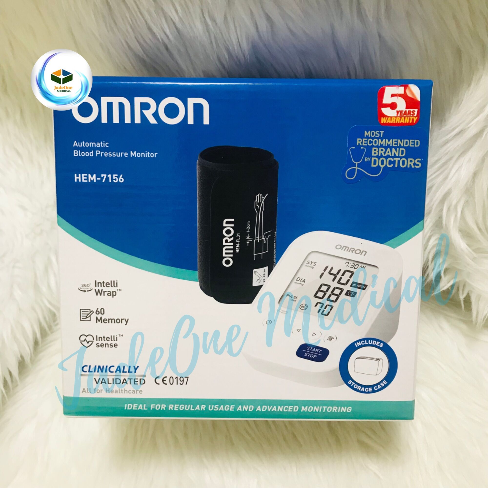 OMRON Automatic Blood Pressure Monitor Arm HEM-7156-AP | Lazada PH