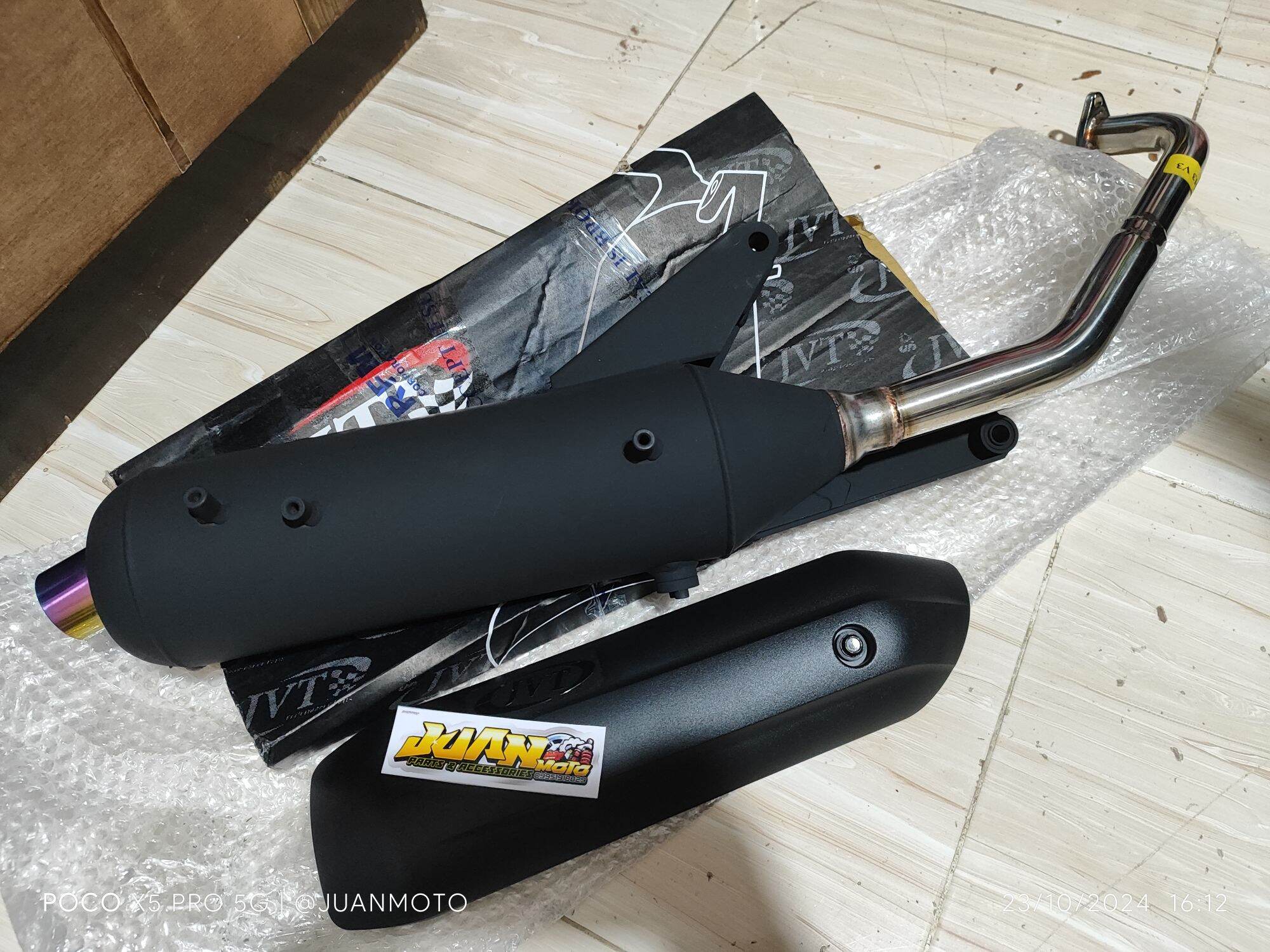 JVT PIPE V3 TITANIUM TIP ADJUSTABLE [ Click v2-v3/Mio i 125/ AeroxV1/V2 ...