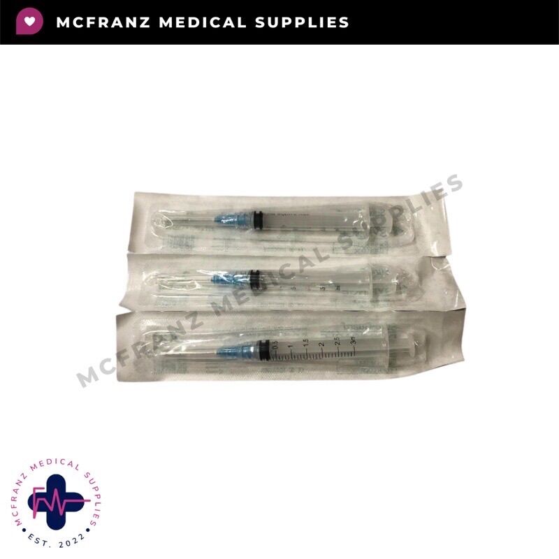 Disposable Syringe Sureguard per Piece (3ml/cc, G23) | Lazada PH