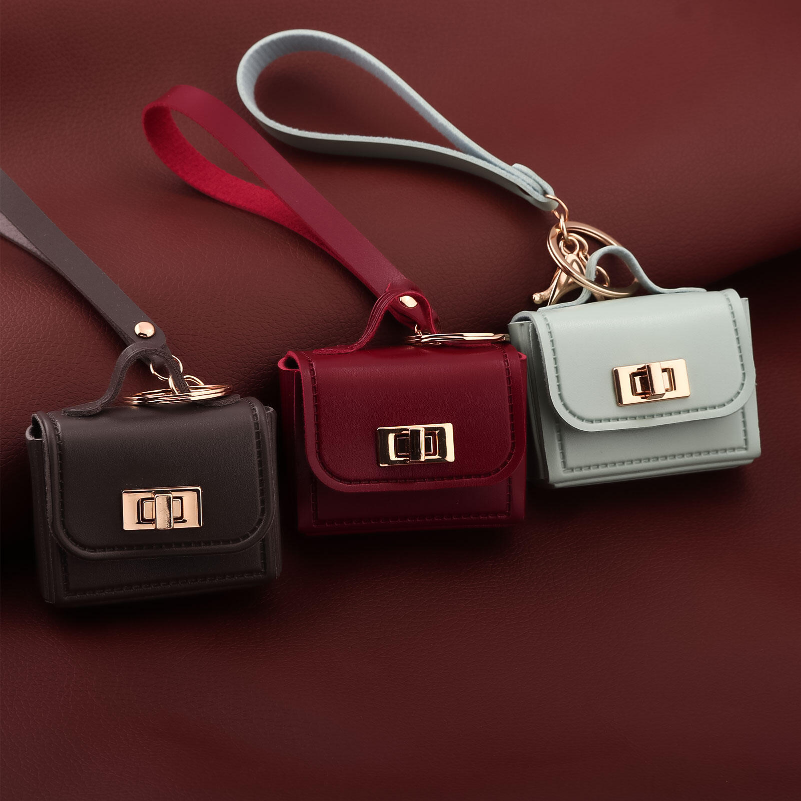 Korea Cute Mini Bags Bag Charms Colorful Pendant Kawaii Keychain for ...