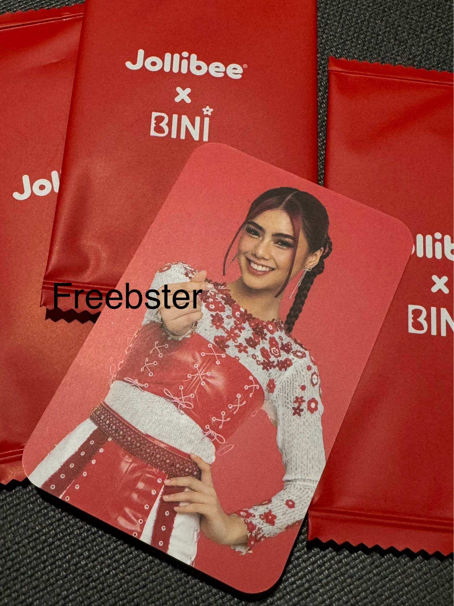 [Original] Jollibee X Bini Photocard (Jollibee Bini Photocard ...
