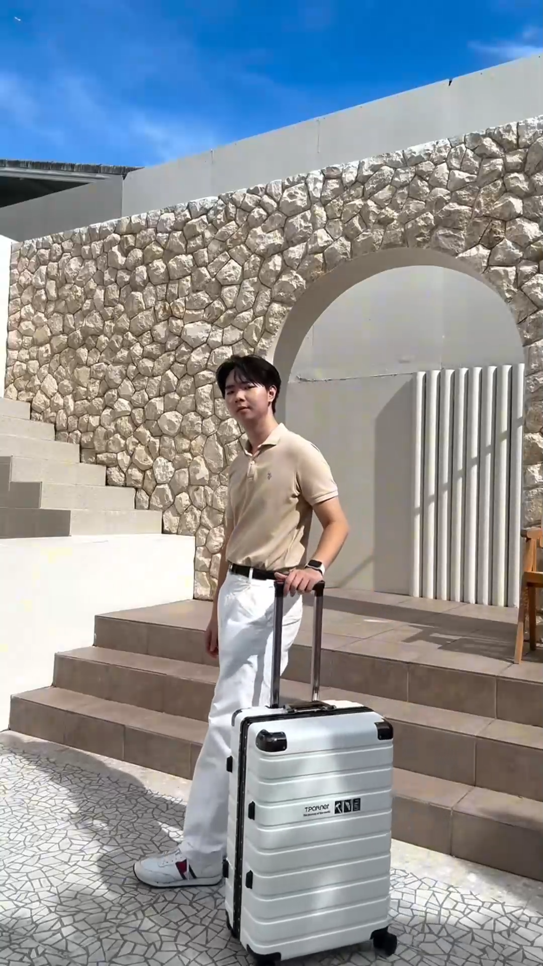 T.Partner [Durable] TITANIUM SERIES Travel Suitcase TSA Lock Aluminum ...