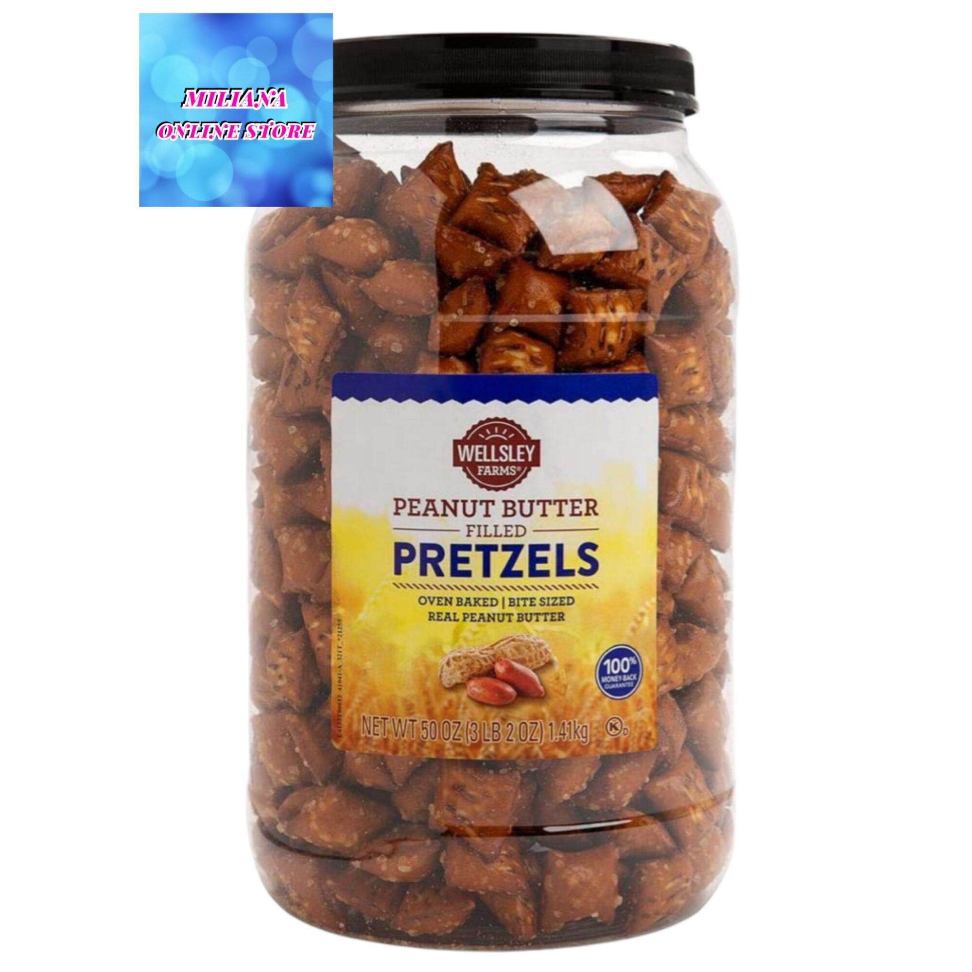 ( MILIANA ) WELLSLEY FARMS Peanut Butter Filled Pretzels 1.41kgs ...