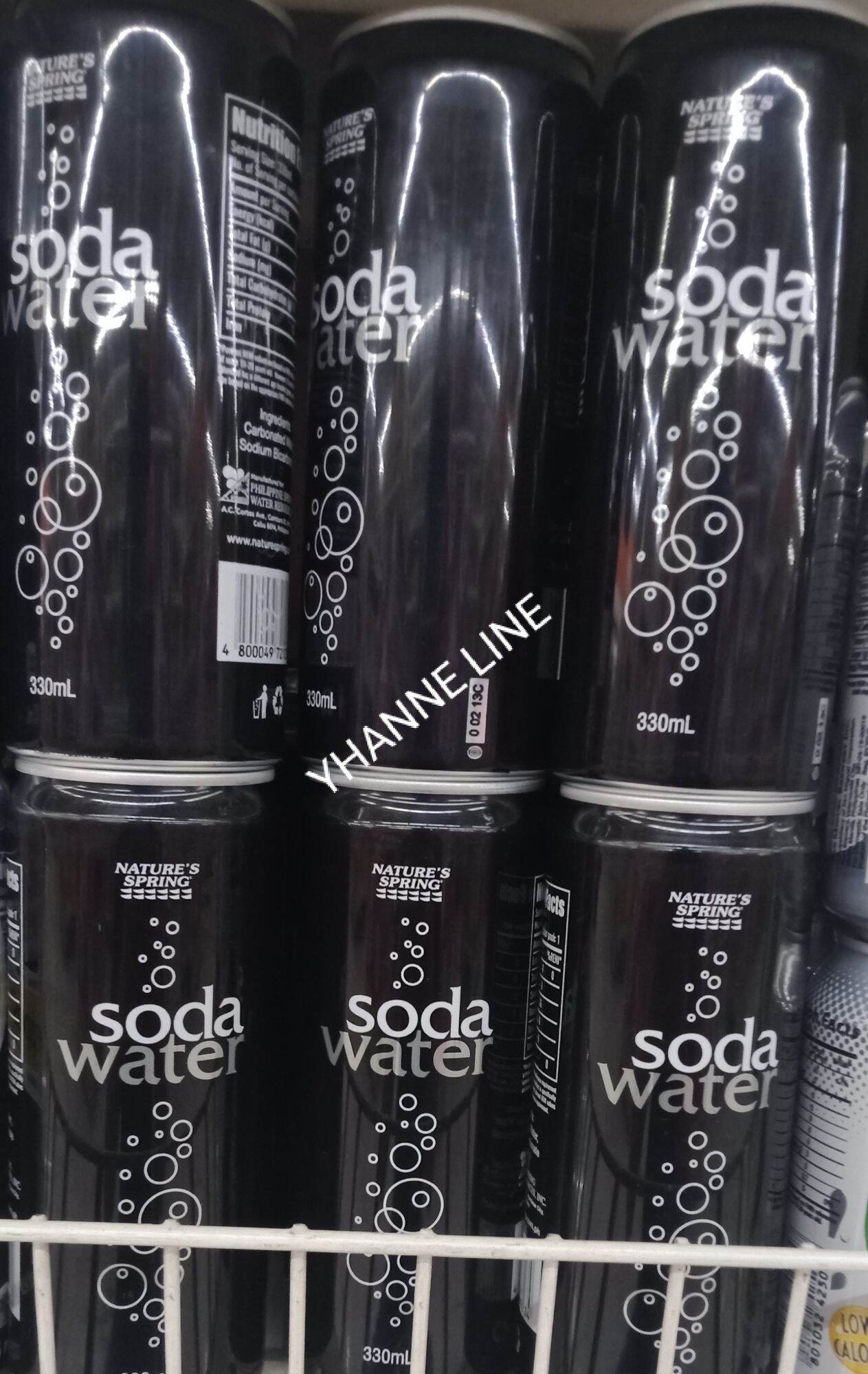 (Yhanne Line) Nature Spring Soda Water 1x 330ML | Lazada PH