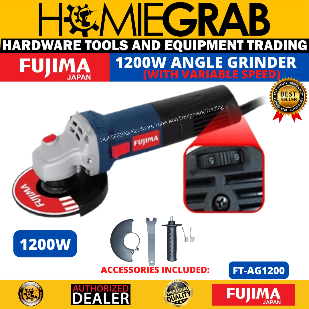 FUJIMA JAPAN 1200W ANGLE GRINDER With Variable Speed - ‼️FT-AG1200‼️ ...
