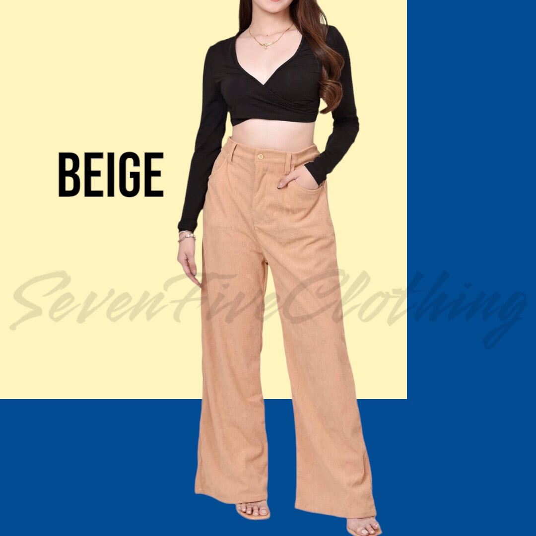 Basic Corduroy Pants | Lazada PH