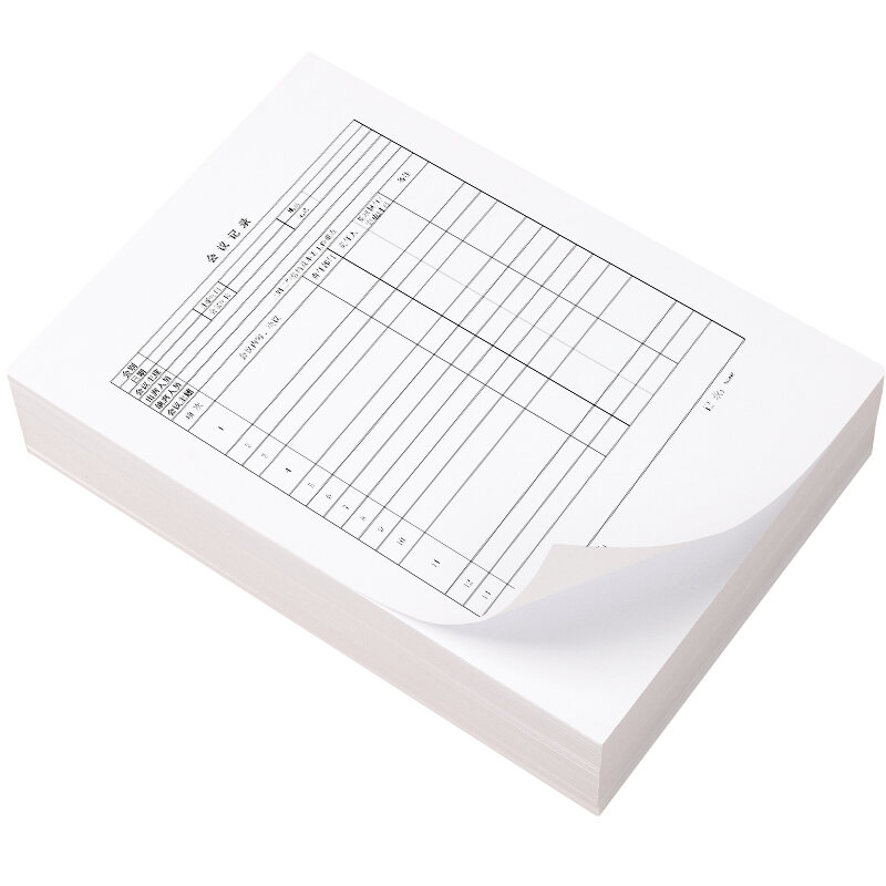 Nobabai Paper B6 Printer Copy Paper Blank Voucher Paper for Hospital B6 ...