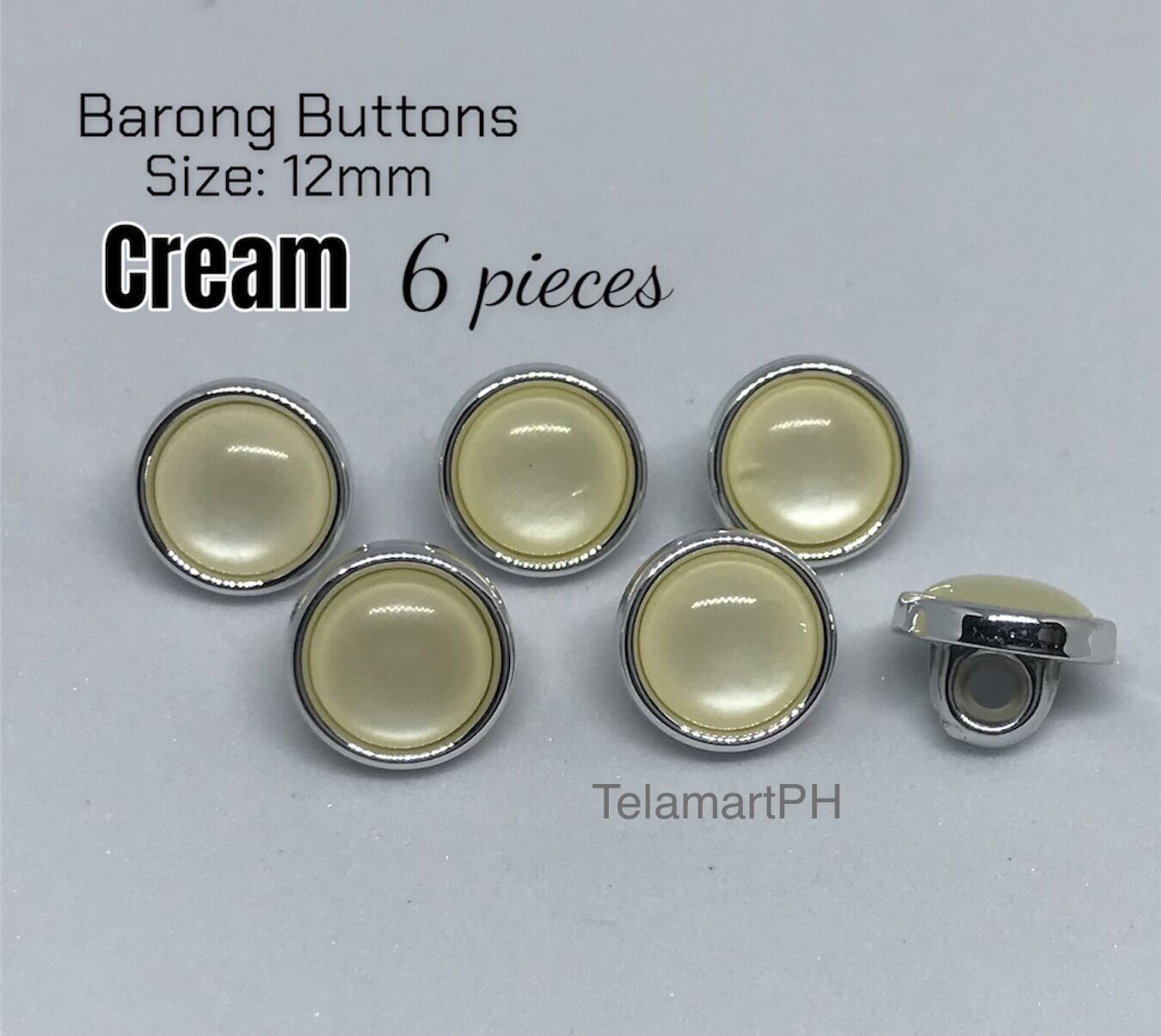 Barong Buttons with Silver / Gold Rim (Per 6Pcs) | Lazada PH