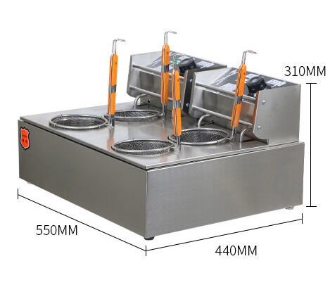 Commercial Desktop 6-Hole Electric Heating Pasta Cooker Maocai Stove Cooking Noodle Pot ...