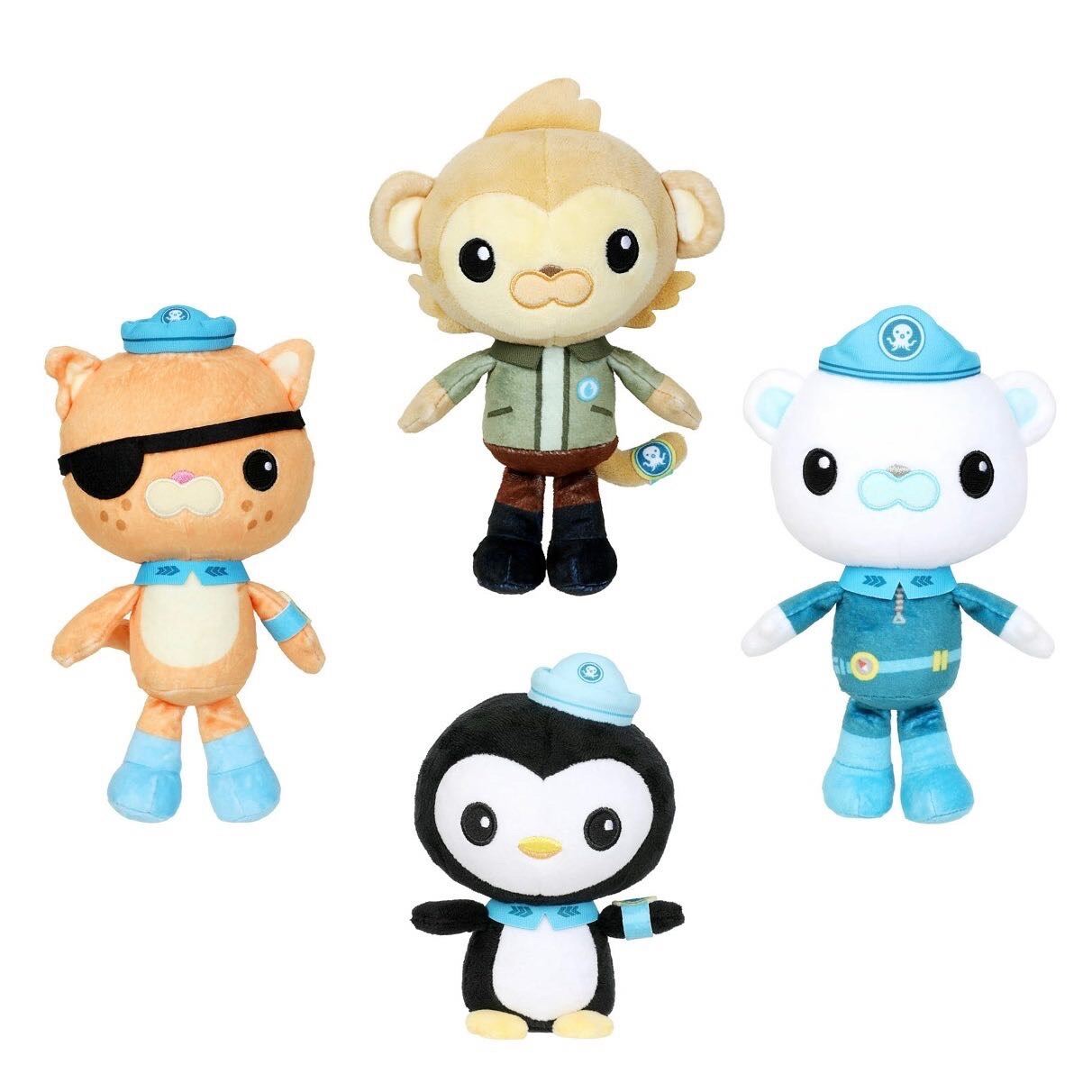 Octonauts Above and Beyond Cpatain Barnacles Peso Kwazii Paani Plush ...