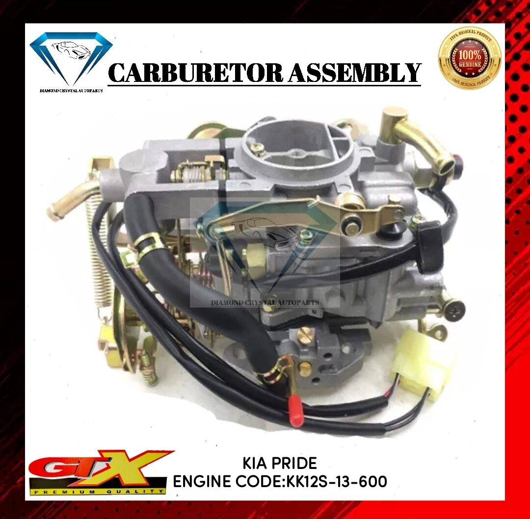 CARBURETOR ASSEMBLY KIA PRIDE ENGINE CODE:KK12S-13-600 "GTX PREMIUM ...