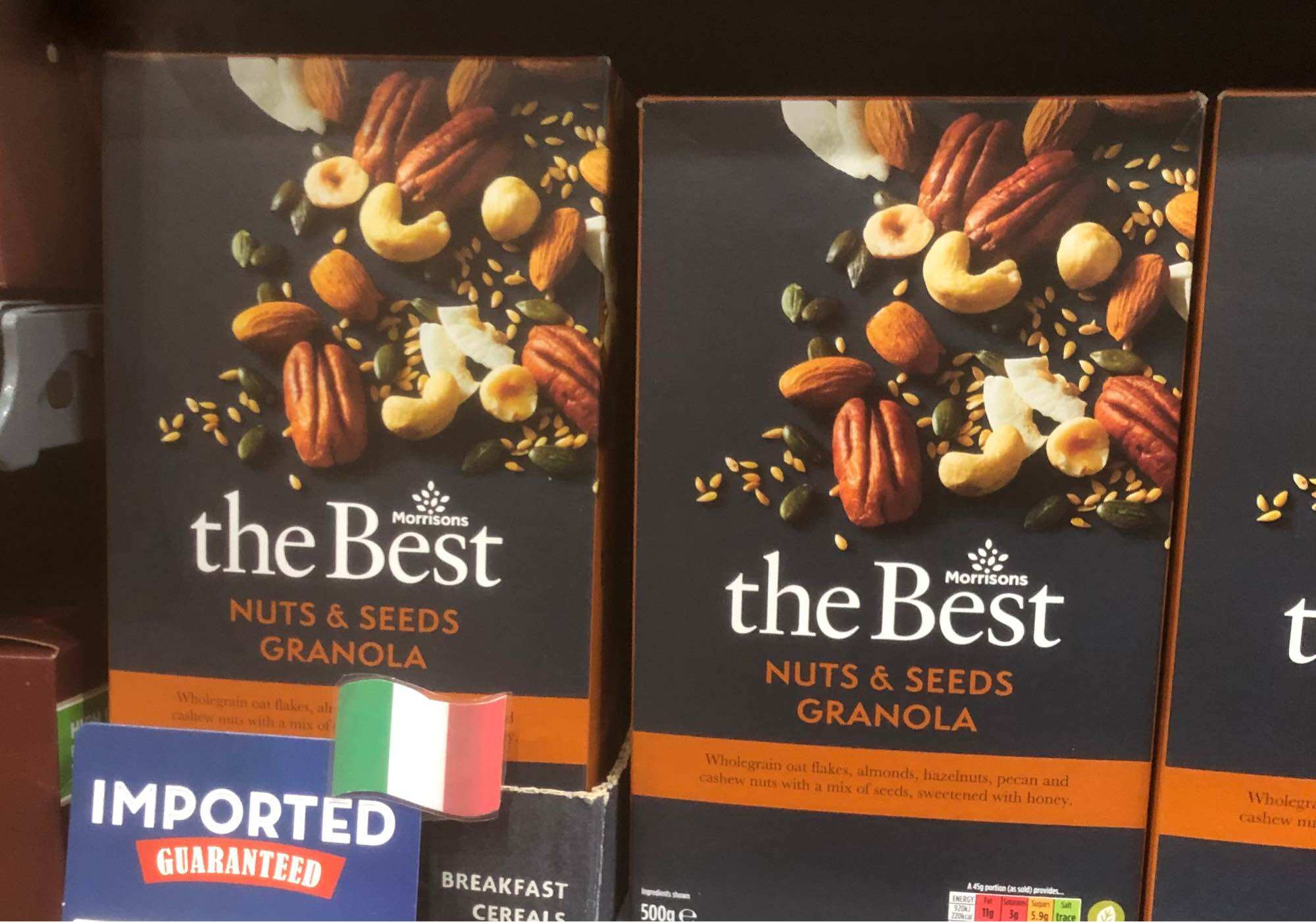 Morrisons The Best Nuts & Seeds Granola 500g | Lazada PH