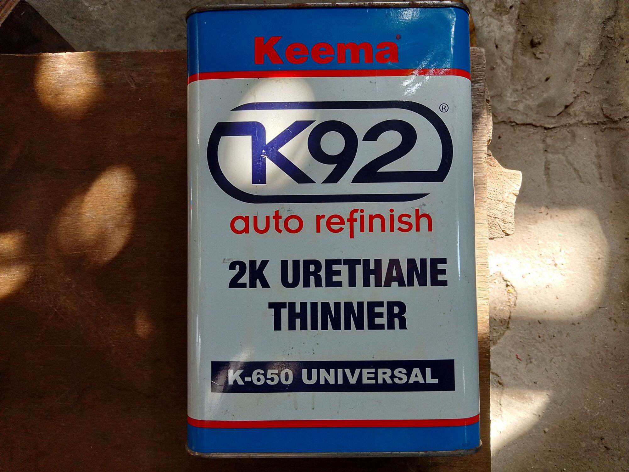 K92 HIGH GLOSS 2K URETHANE THINNER K-650 UNIVERSAL KEEMA AUTO REFINISH THINNER PANG PINTURA SA ...