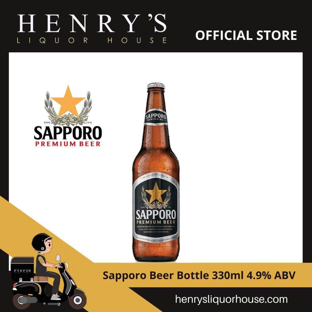 Sapporo Premium Beer Bottle 330ml 4.9% ABV | Lazada PH
