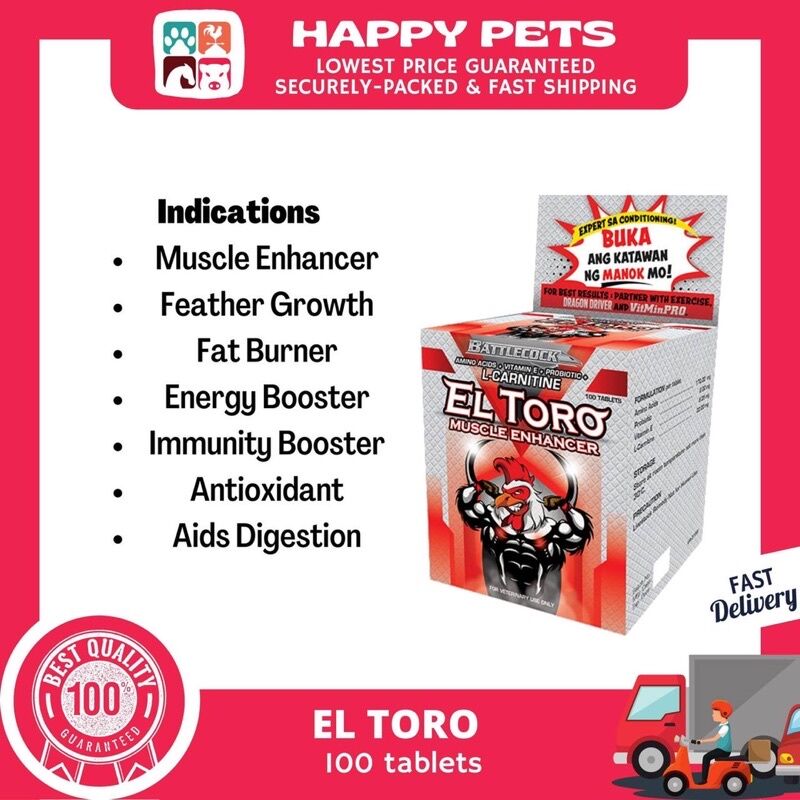 El Toro 100 Tablets Muscle Enhancer | Lazada PH