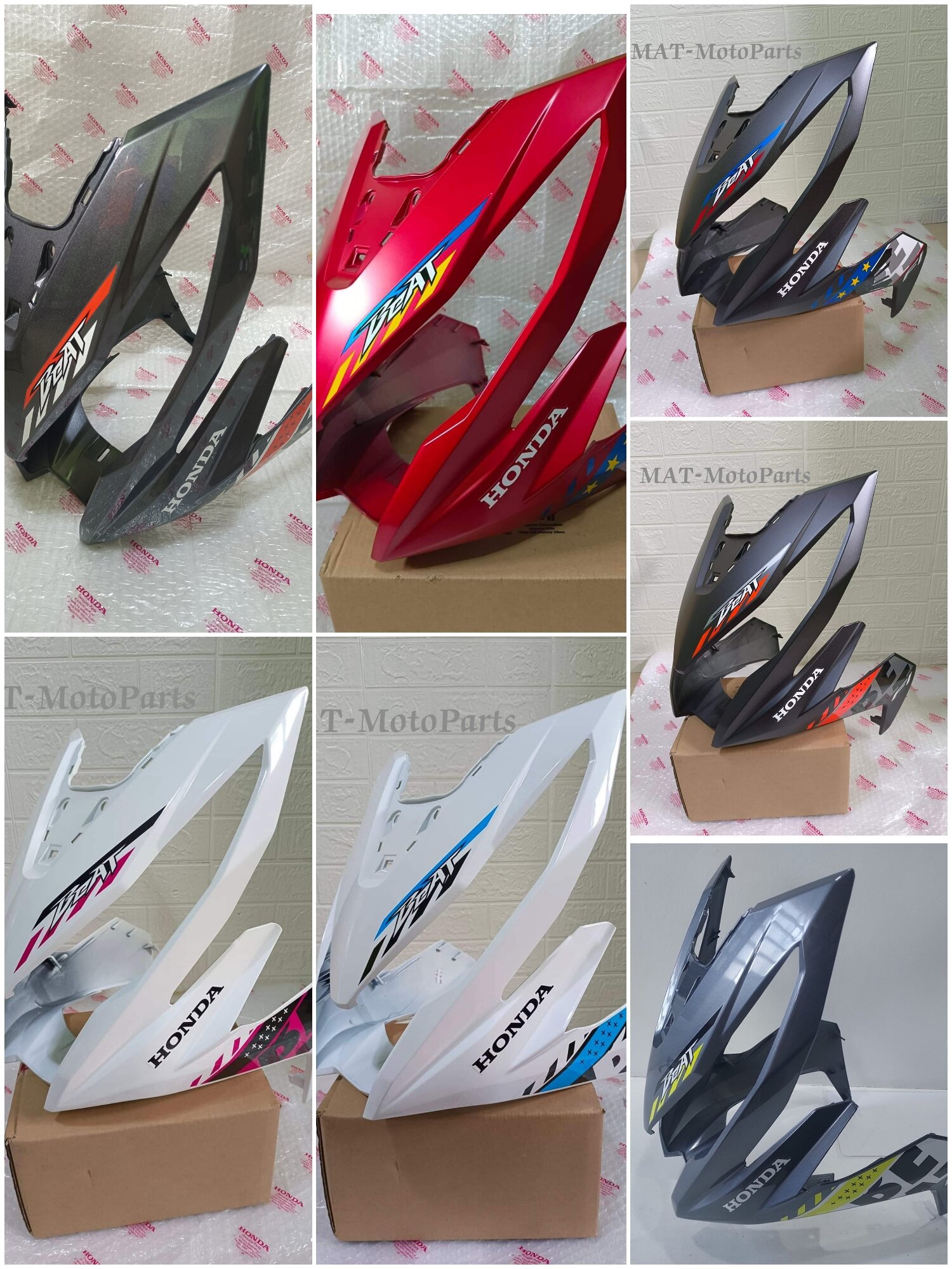 Genuine Cover Set Front, Beat fi v2 / Beat Street Honda Genuine Parts ...