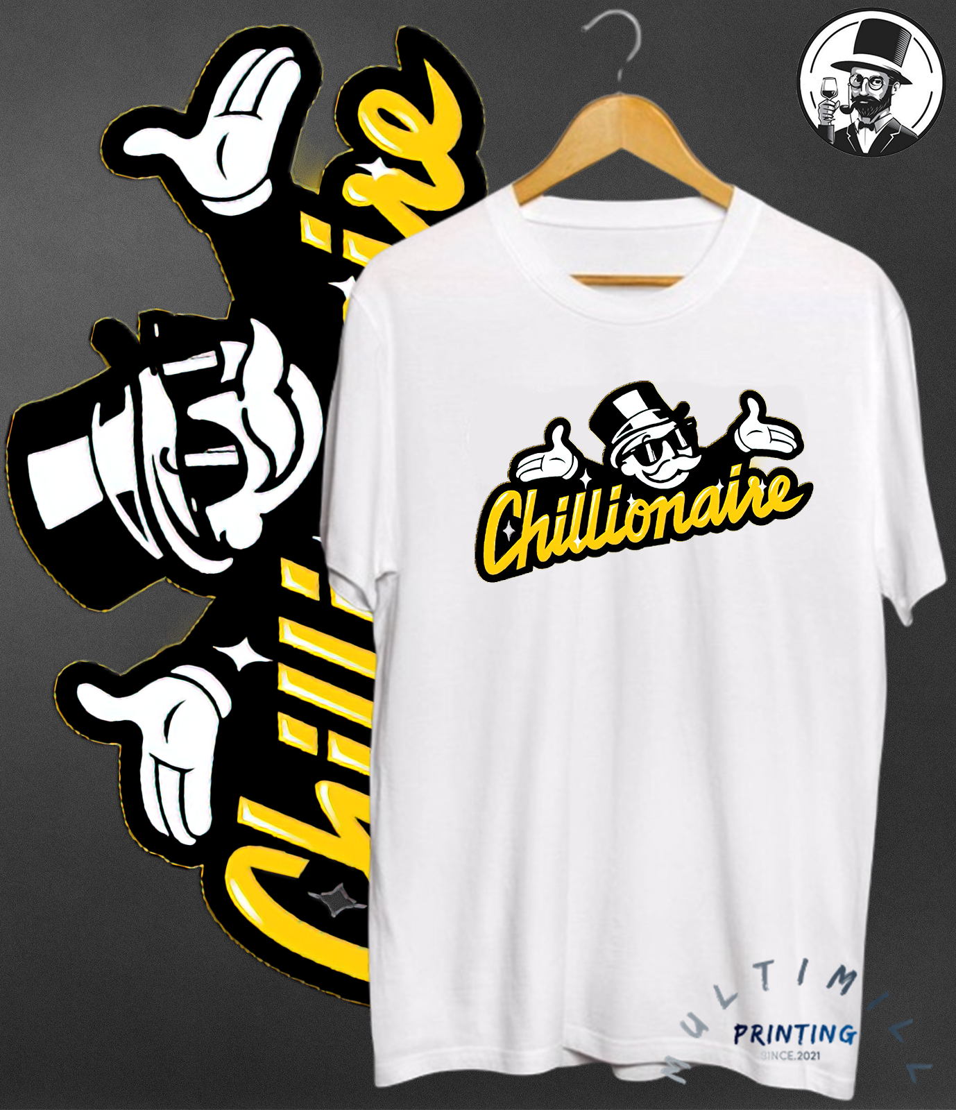 Chillionaire T-Shirt With High Quality / New Trend Unisex T-Shirt ...