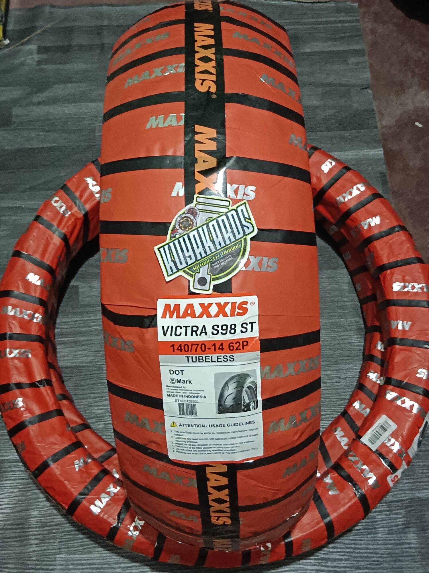 MAXXIS VICTRA S98 TUBELESS TIRES SIZE 13 & 14 | Lazada PH