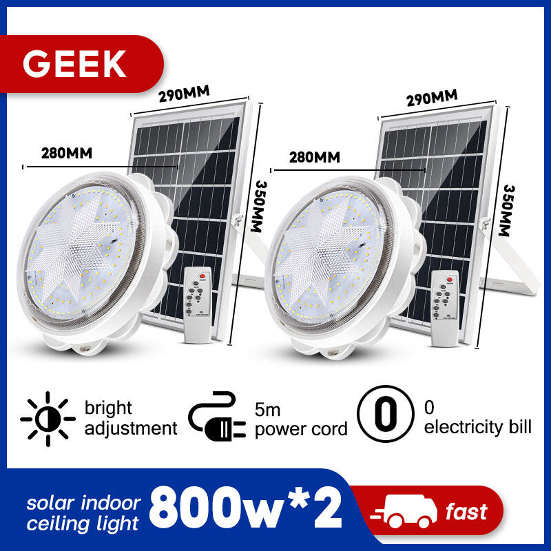 GEEK Solar ceiling light Original LED ceiling light Solar light Outdoor ...