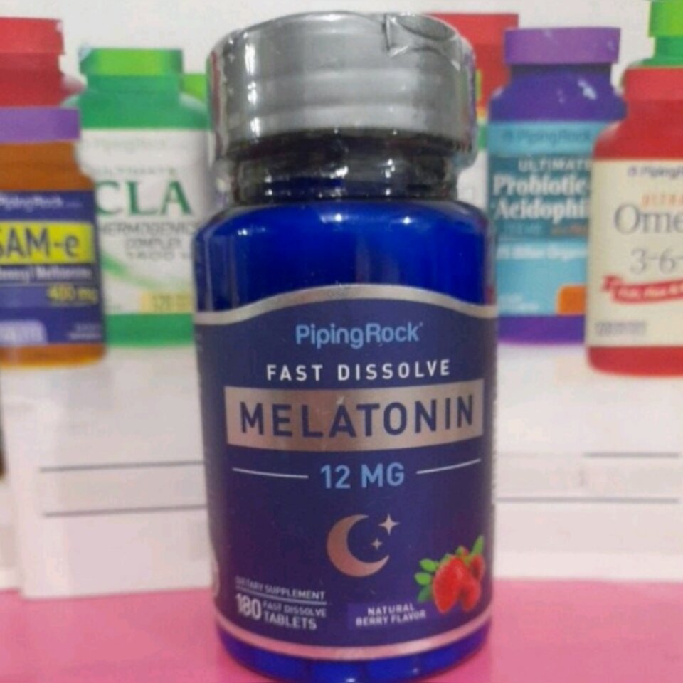 Melatonin Fast Dissolve 12 mg 180 fast dissolve tablets EXPIRY: Dec ...