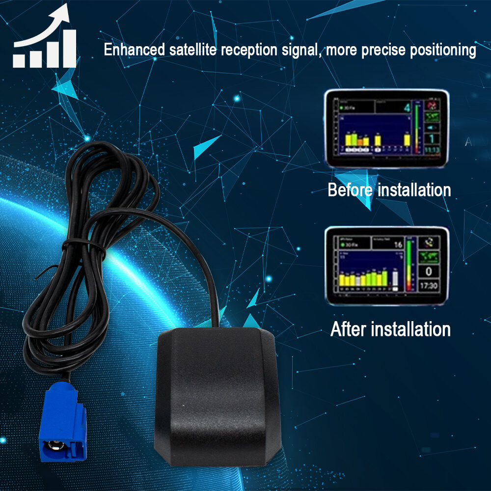 GPS antenna 1.5 Meter Fakra MFD2 RNS2 RNS 510 MFD3 RNS-E suitable for ...